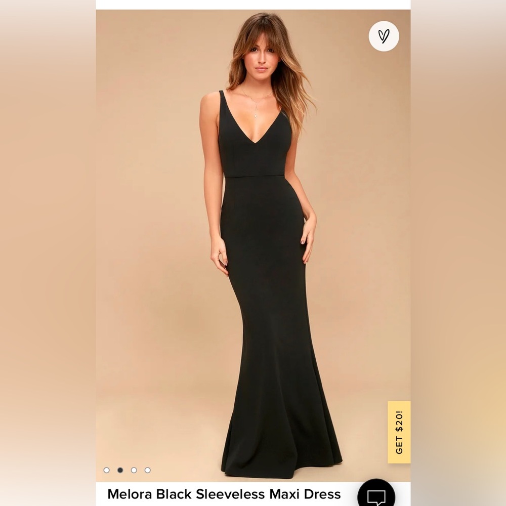 Lulu’s Black “Melora” Formal Dress. Perfect Condition… - Gem